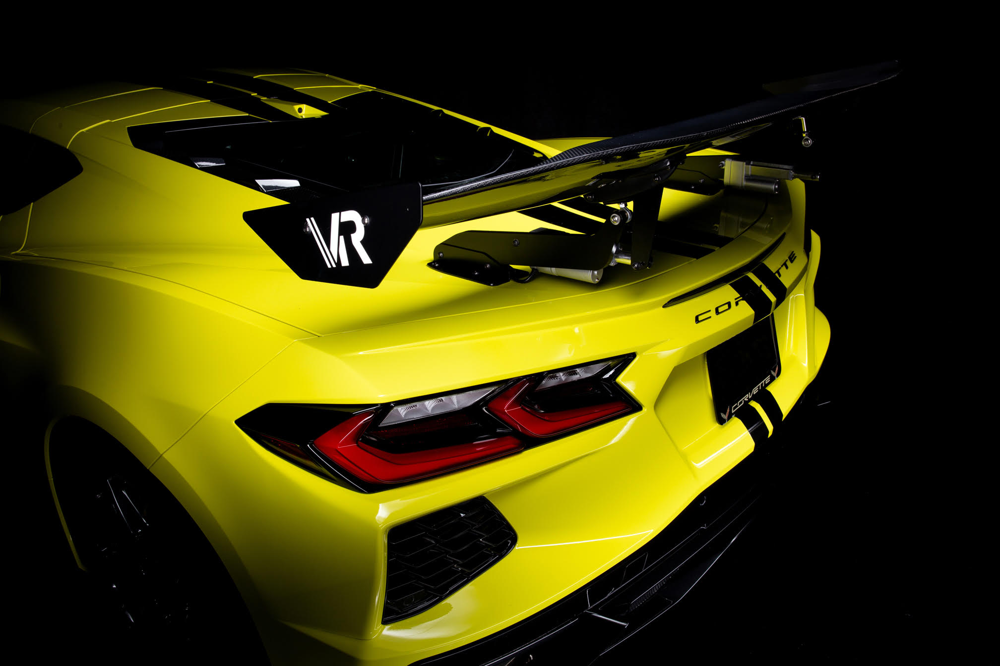 Worlds FIRST Corvette C8 with Active Aero By Victor Racing | semashow.com