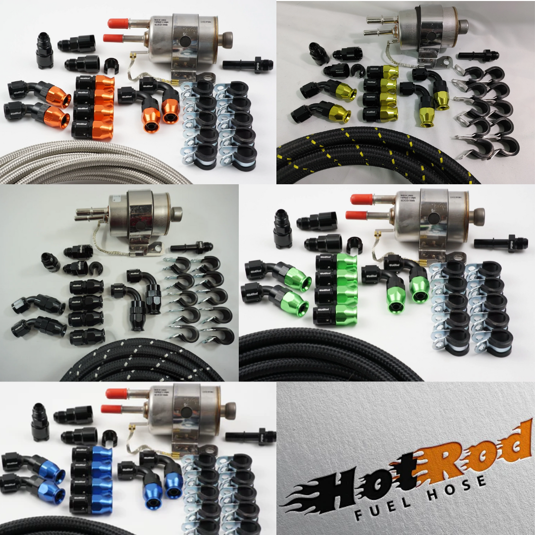 Hot Rod fuel hose launches new color options for AN hose and AN ...