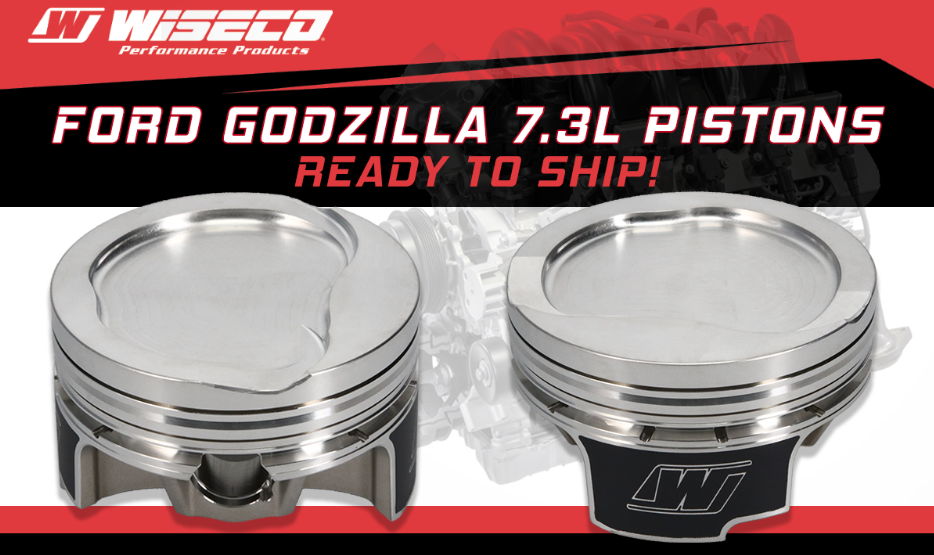 Monster-Power-Ready Forged Pistons for Ford Godzilla 7.3L | semashow.com