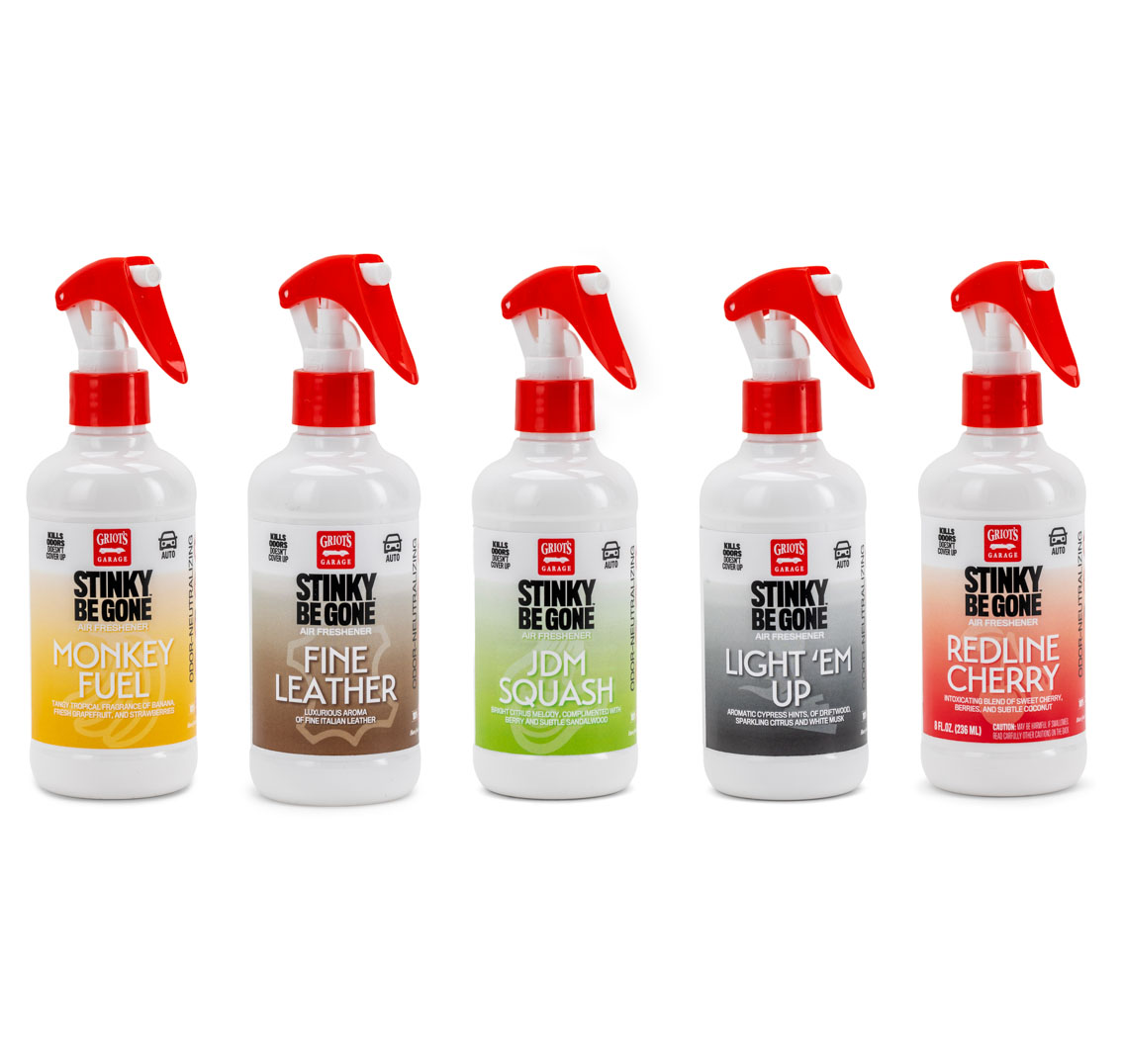 Griot's Garage New Product: Stinky Be Gone Air Fresheners | semashow.com